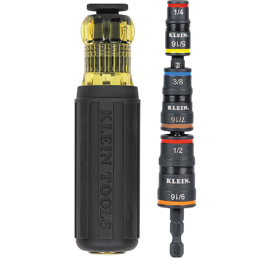 Klein 7-in-1 Impact Rated Flip Socket Set with Handle - 32910 — S1 Supply