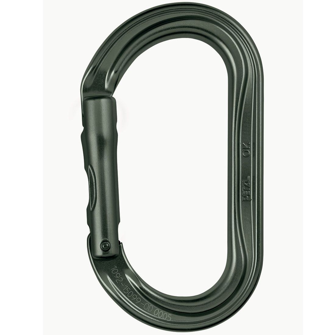 OK Aluminum Carabiner - Non-Locking Gate - Green — S1 Supply