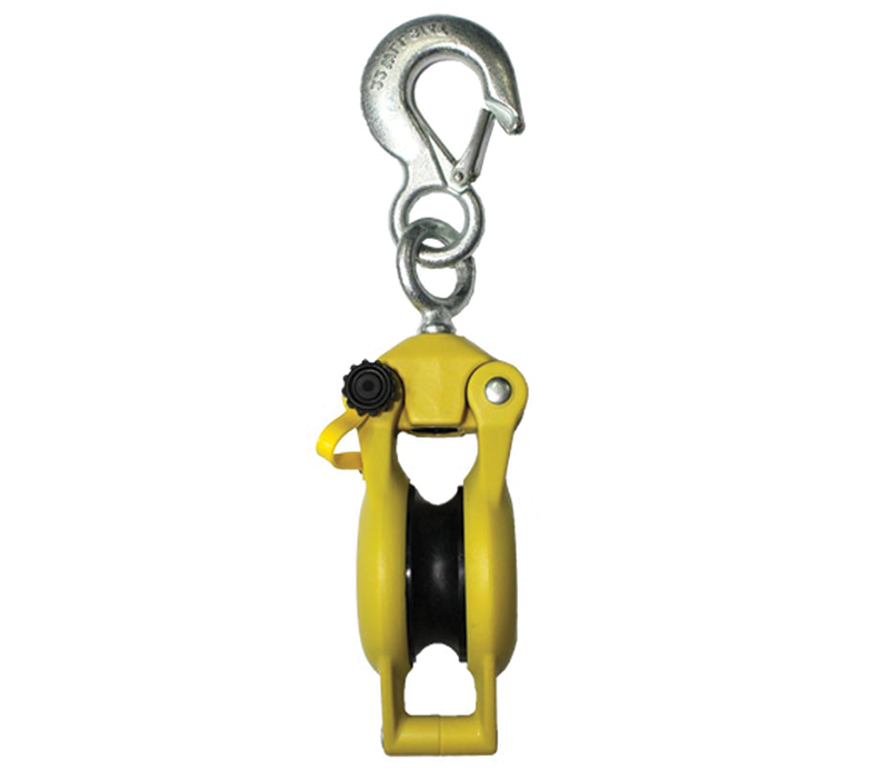 Side Opening Block with Swivel Hook & Safety Snap - (53-3550) — S1 Supply